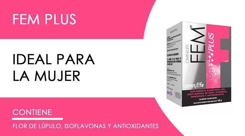 Fem Plus Supreme Omnilife ≫ Bebida que Promueve la Salud Femenina ⋆